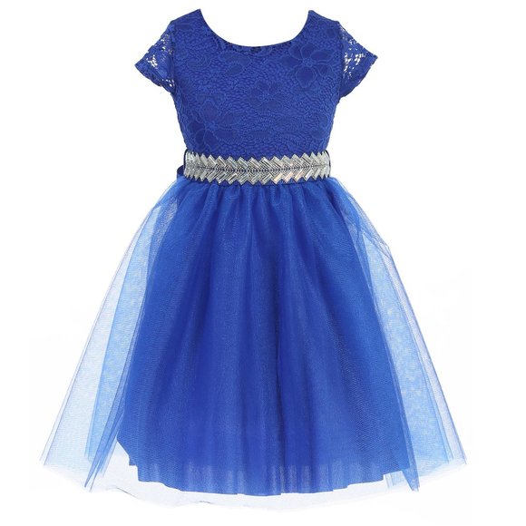 Bny Corner | Dresses | Big Girls Junior Girls Cap Sleeve Floral Lace ...